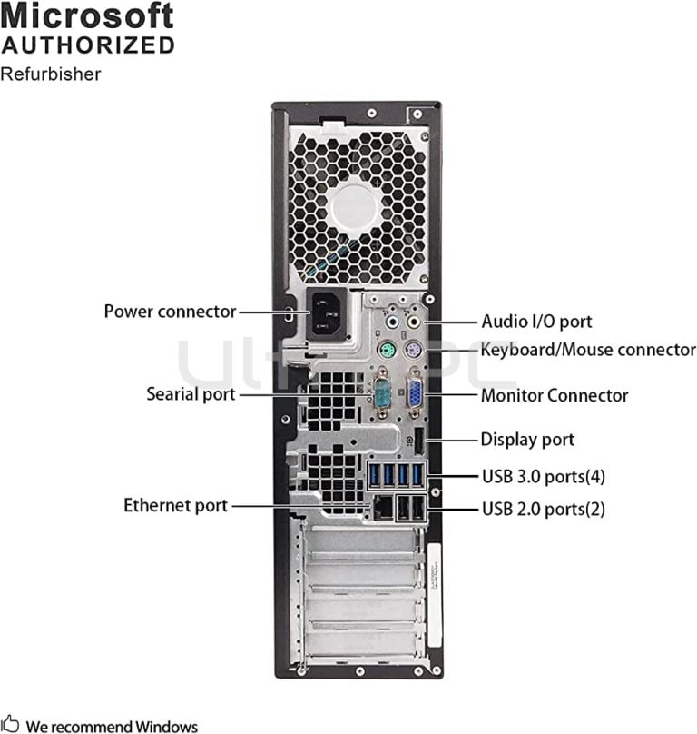 PC Mid Tower HP Compaq Pro 6305 SFF 19" A4-5300B 12GB 256GB SSD + 500GB ...